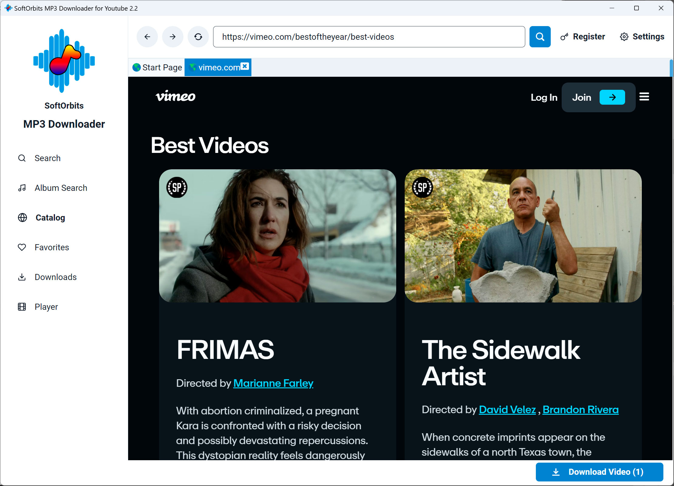 Vimeo を MP3 に：オーディオを簡単にダウンロード